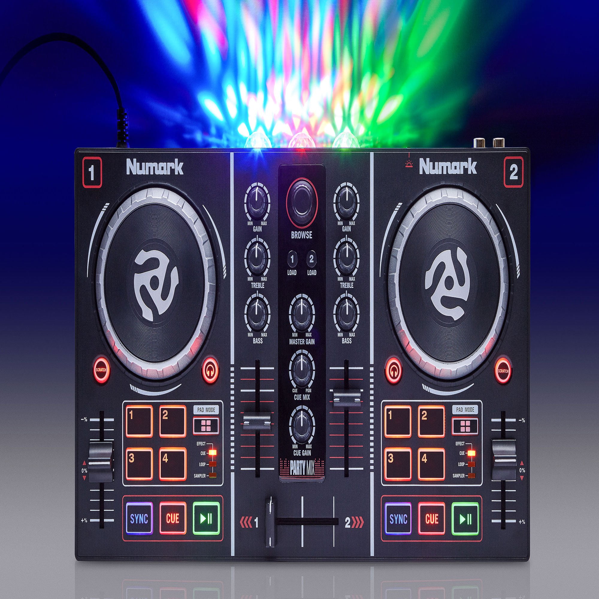 Numark Party Mix DJ Controller with Built In Light Show - Walmart.com Numark Party Mix DJ Controller with Built In Light Show - Walmart.com