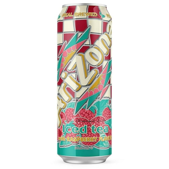 AriZona Iced Tea, Raspberry Flavor, 23 fl oz Cans – 12-Pack - Walmart.com
