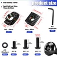 275PCS M5 T-Nuts and Bolts Kit for 2020 Aluminum Extrusion Hardware,T ...