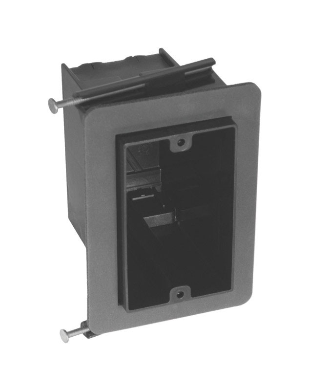 Cantex 4 in. Rectangle PVC 1 gang Junction Box Gray - Walmart.com ...