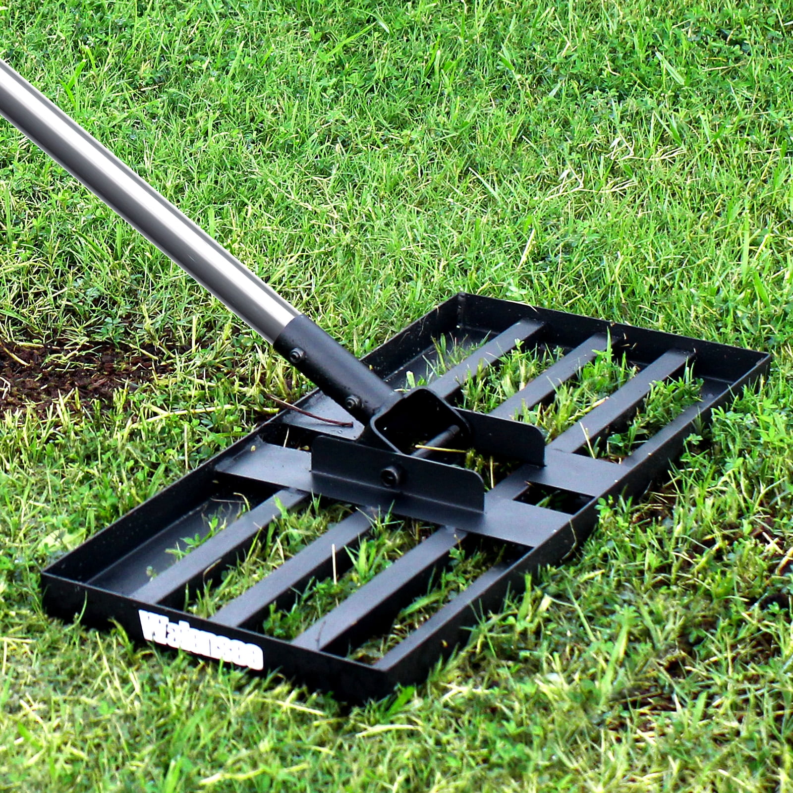 Walensee Lawn Leveling Rake, 6.5FT 17"x10" Heavy Duty Effort Saving ...