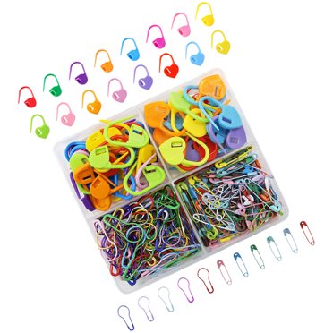 Crochet Locking Stitch Markers, Knitting Stitch Rings, Open Knitting ...