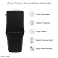 Concorde One-Piece Square Left Side Flush Handle Toilet 1.28 gpf in ...