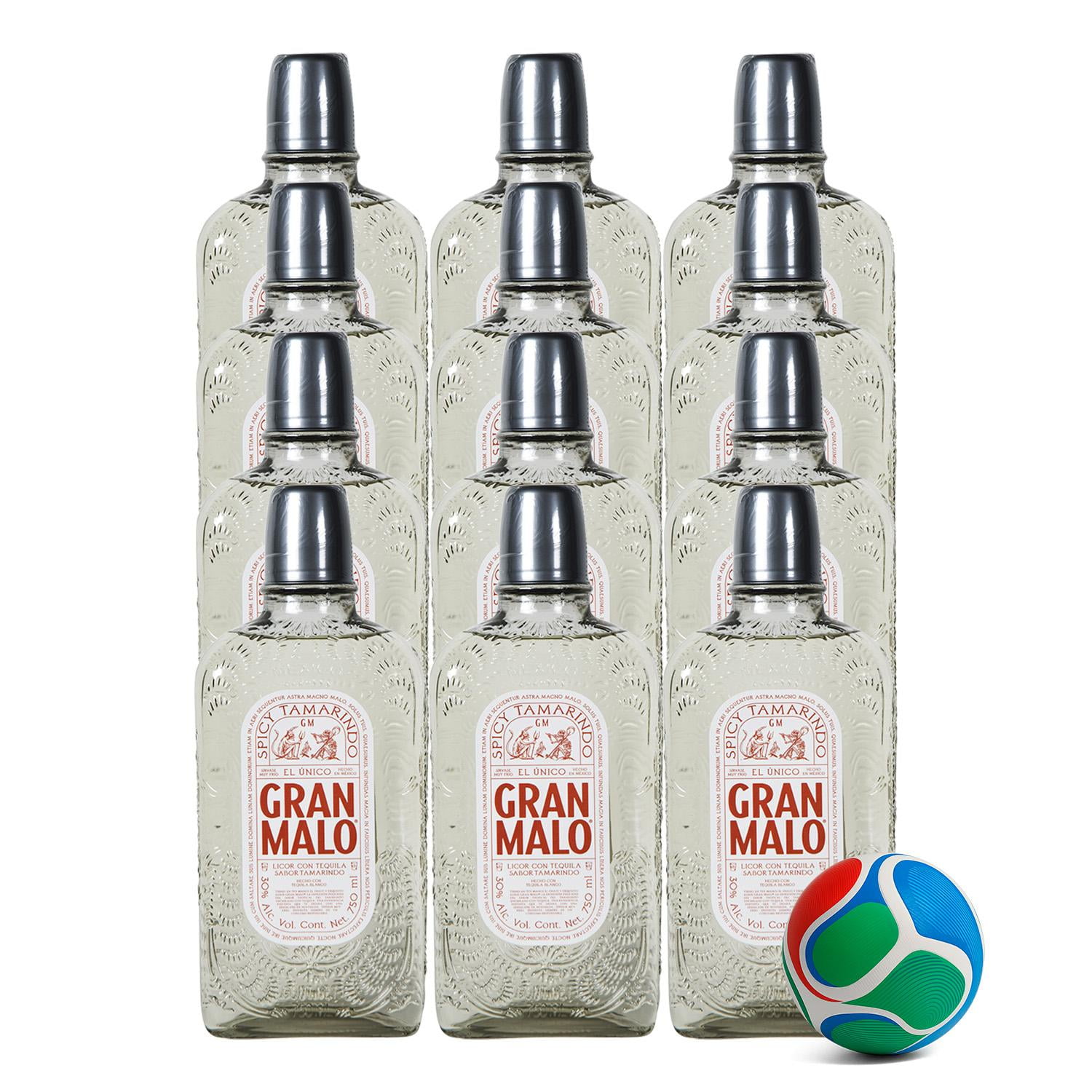 12 Licor de Tequila Gran Malo Tamarindo 750 ml + Balón Mini | Bodega ...