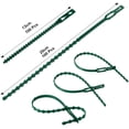 200 Pieces Adjustable Plant Ties Flexible Garden Plant Ties, Green ...