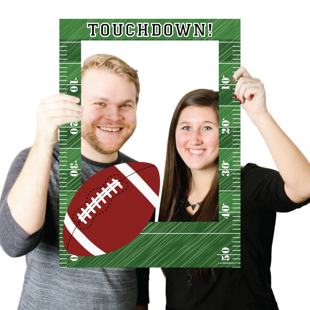 Party Supplies Paper & Party Supplies Football Birthday Selfie Frame ...