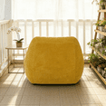 Corduroy Bean Bag Chair Ergonomic Full Support Relaxing Lounger No ...