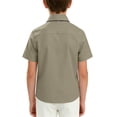 DJDLJWCJ Teen Boys Button Down Shirts for School Uniform 1-14 Summer ...