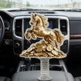 2D Acrylic Golden Horse Ornament, Fortune Symbol Decoration ...