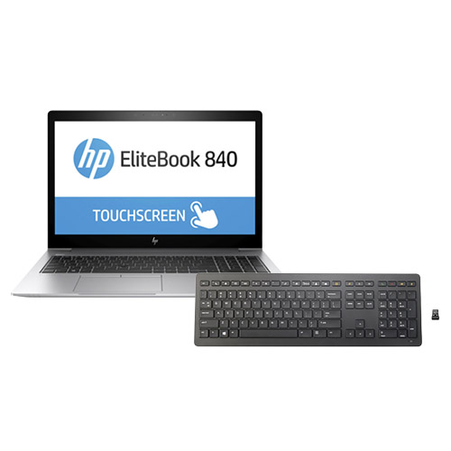 HP EliteBook 840 G5 Laptop w/ Wireless Collaboration Keyboard EliteBook ...