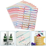 10 Sheets of Name Labels Adhesive Name Stickers Baby Name Labels ...