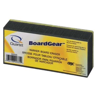 Quartet Magnetic 2-in-1 Eraser, 6 1/2" x 2" x 1 3/8", Black - Walmart.com