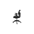 basyx VL531 Series High-Back Work Chair, Mesh Back, Padded Mesh Seat ...