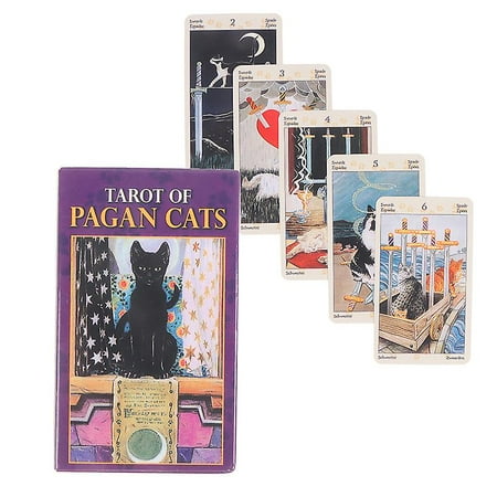 Pagan Ccat Tarot Cards Oracle Cards Party Prophecy Divination Board ...