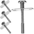 4 Pcs Hooks Window Screen Spring Latch Crib Hardware Plunger - Walmart.com