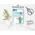 Darling Souvenir White Birthday Invitation Card Printable Elegant Fill ...
