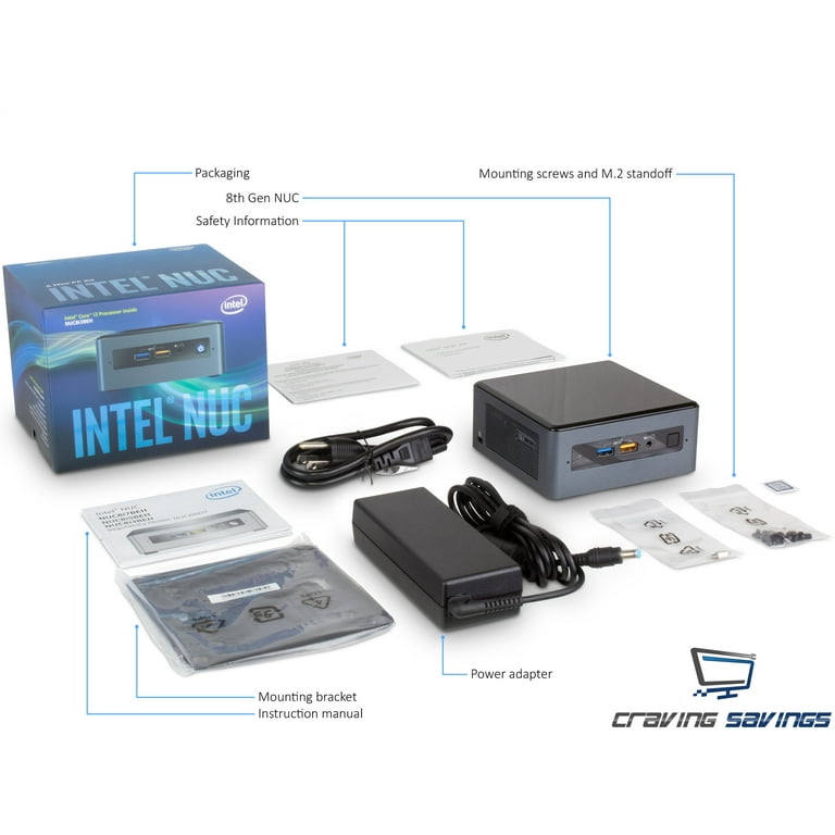 Intel NUC8i7BEH Mini PC/HTPC, Intel Core i7-8559U Up to 4.5 Intel NUC8i7BEH Mini PC/HTPC, Intel Core i7-8559U Up to 4.5