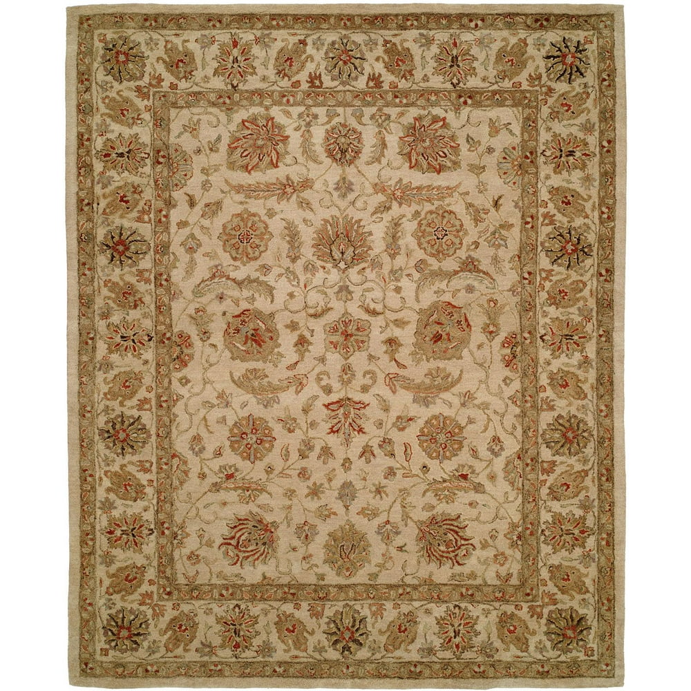 Empire Ivory Hand-Tufted Wool Area Rug - Walmart.com - Walmart.com