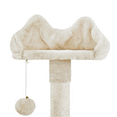 Yaheetech 76.5-inch Cat Tree Cat Tower with Condos, Beige - Walmart.com