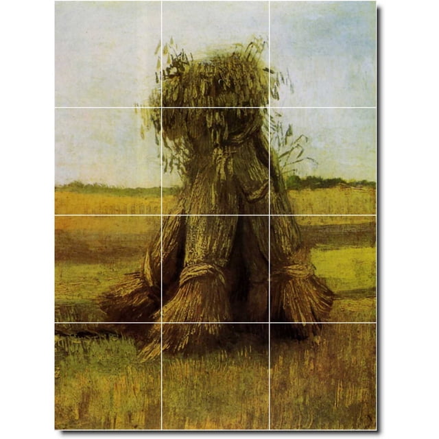 Ceramic Tile Mural-Vincent Van Gogh Country Painting 367. 36" w x 48" h ...