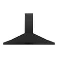 ZLINE BSKBN-48 48 Inch Wall Mount Range Hood in Black Stainless Steel ...