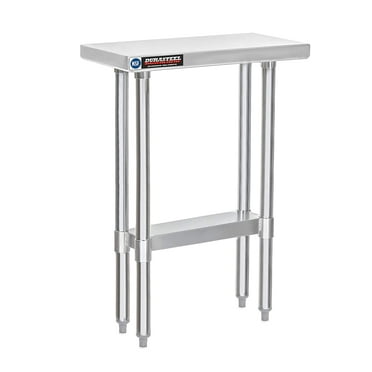 Gymax 24 x 60 Inches Stainless Steel Work Table Kitchen Prep & Work ...