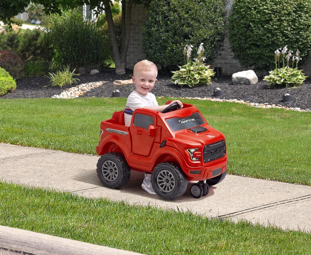 Buy Step2 2-in-1 Ford F-150 Raptor | Kids Ride On Push Car | Red ...