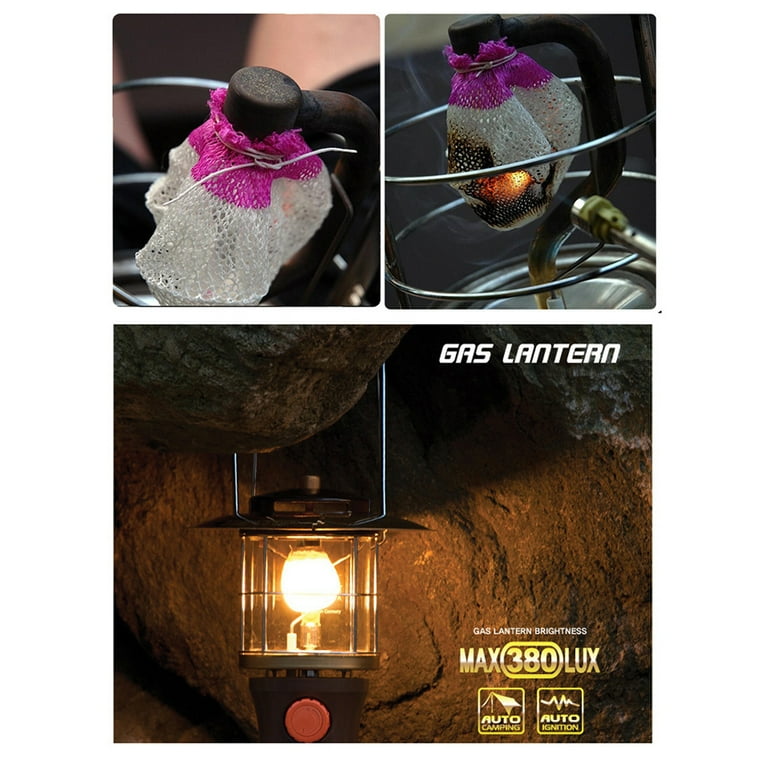 Inverted Gas Lamp Mantles