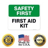 First Aid Kit Sign, - Walmart.com