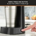 KRUPS Simply Brew To Go - Personal Electric Coffee Maker Machine, Stainless Steel Travel Mug, 14 ...