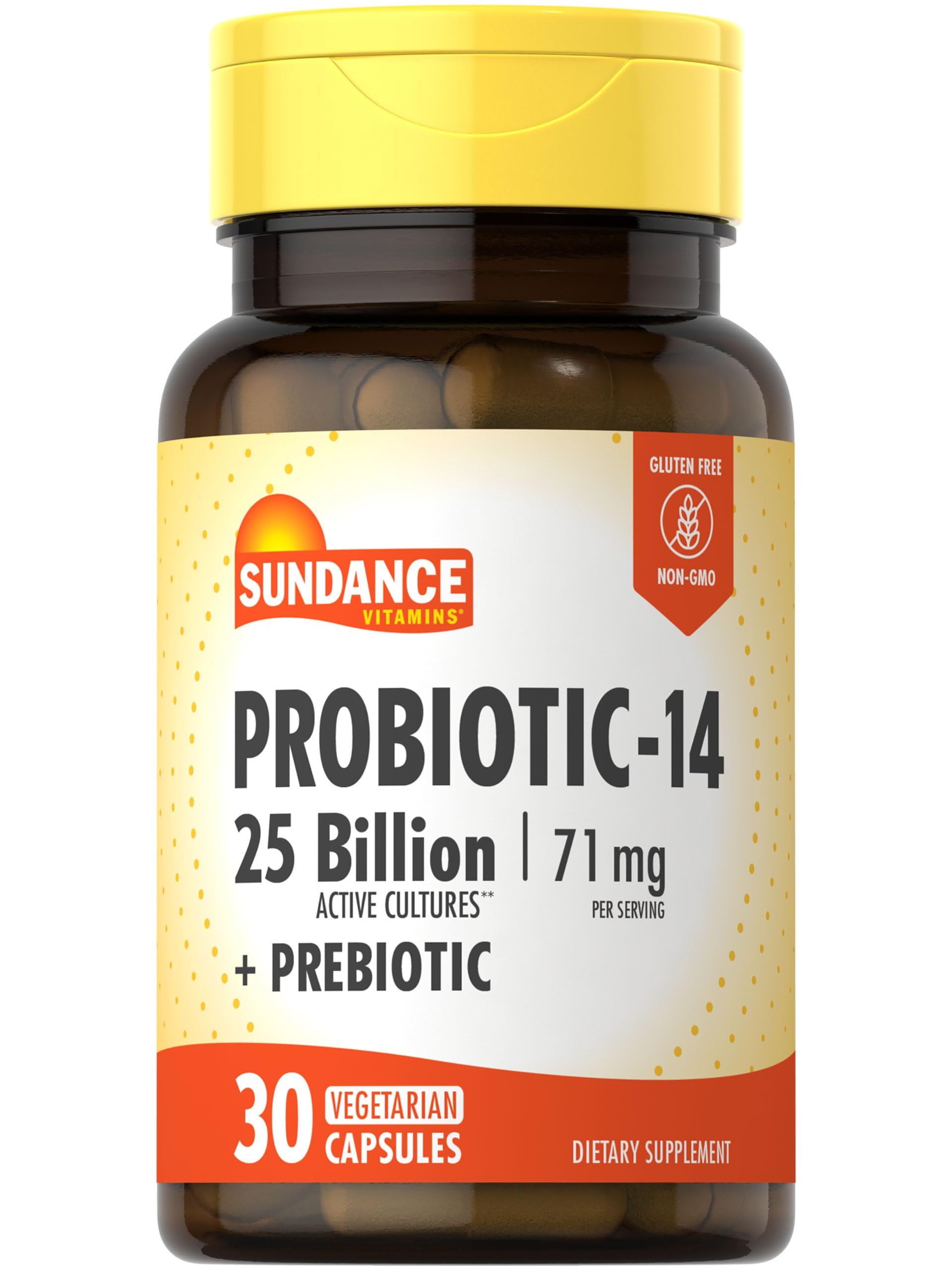 Suplemento Sundance Probiotic-14 25 mil millones de culturas, 30 ...