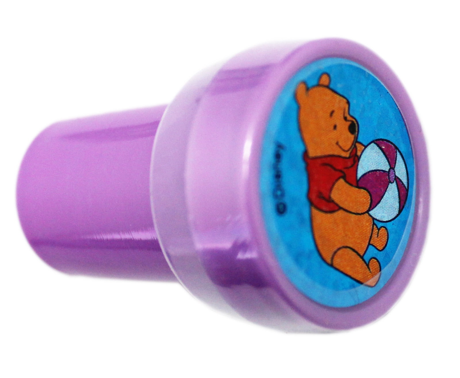 Disney's Winnie the Pooh Poohbear With Beach Ball Purple Case Stamp ...