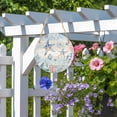 Coastal Starfish Round Front Door Welcome Sign, 7.8 Inch Wall Hanging ...