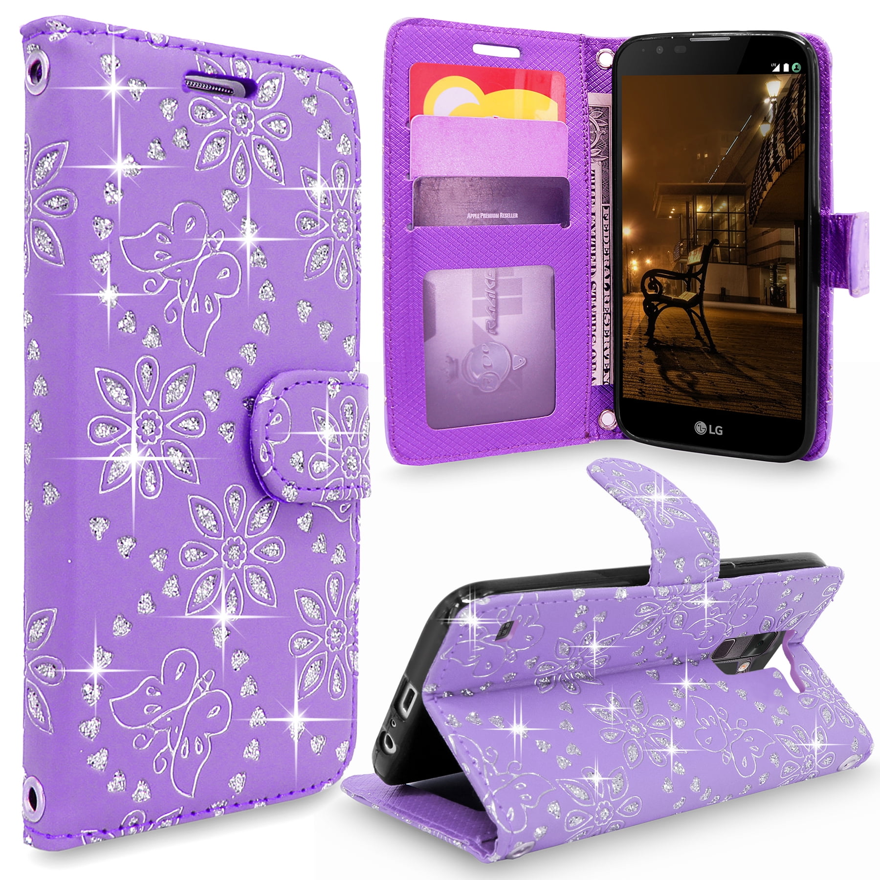 LG Stylus 2 Case, LG G Stylo 2 Case, Cellularvilla [Slim Fit] [Card ...