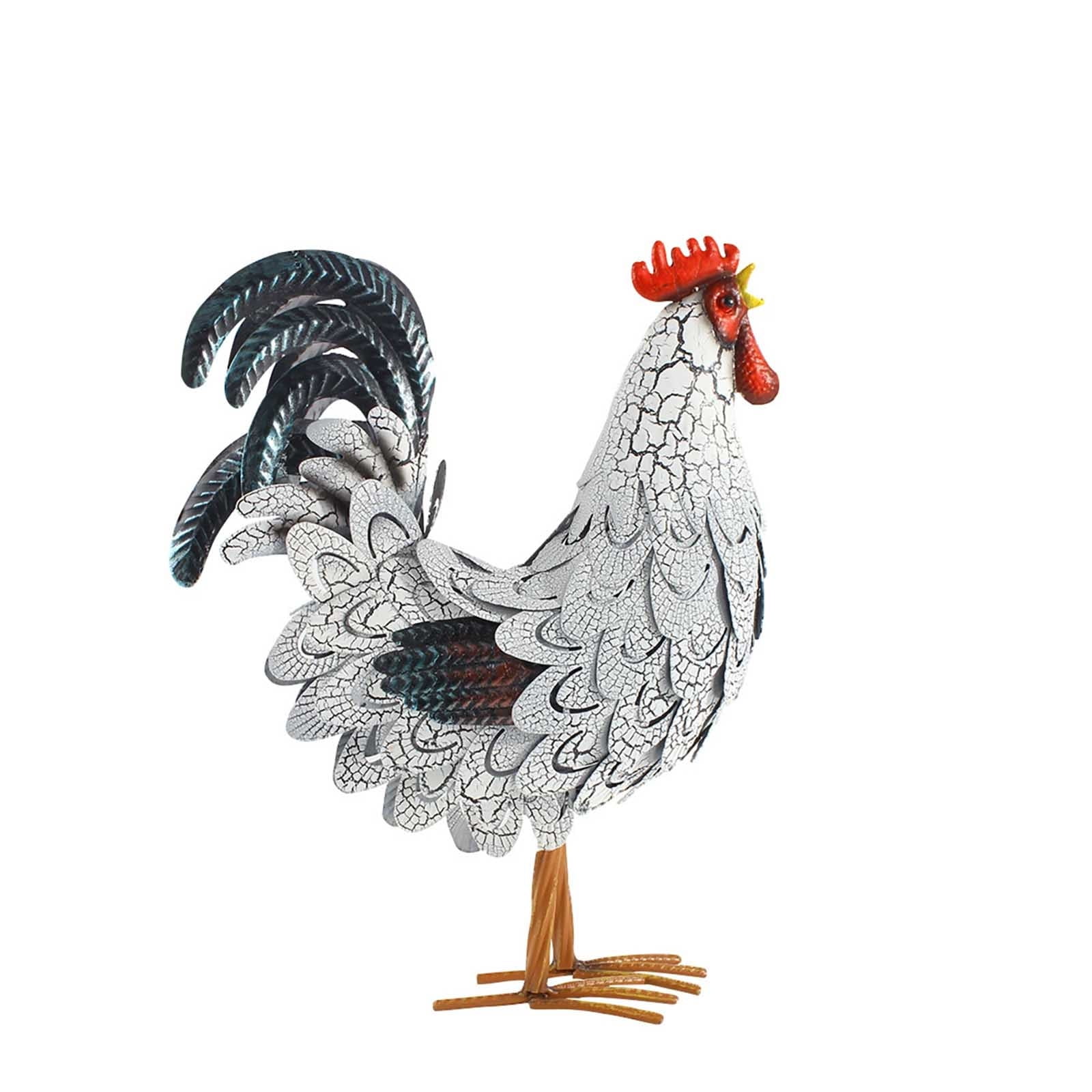 Click here for Sxcggal Colorful 3d Metal Rooster Ornament Outdoor... prices