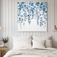 Canvas Print Wall Art Oil Paintings Summer Blue Eucalyptus Leaves ...