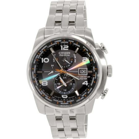 Citizen Men's Eco Drive AT9010-52E Silver Stainless-Steel Eco-Drive ...