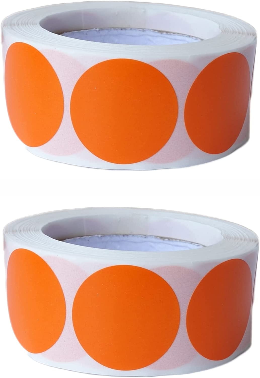 1000 Pieces 1 Inch Color Coding Labels Writable Circle Dot Stickers ...