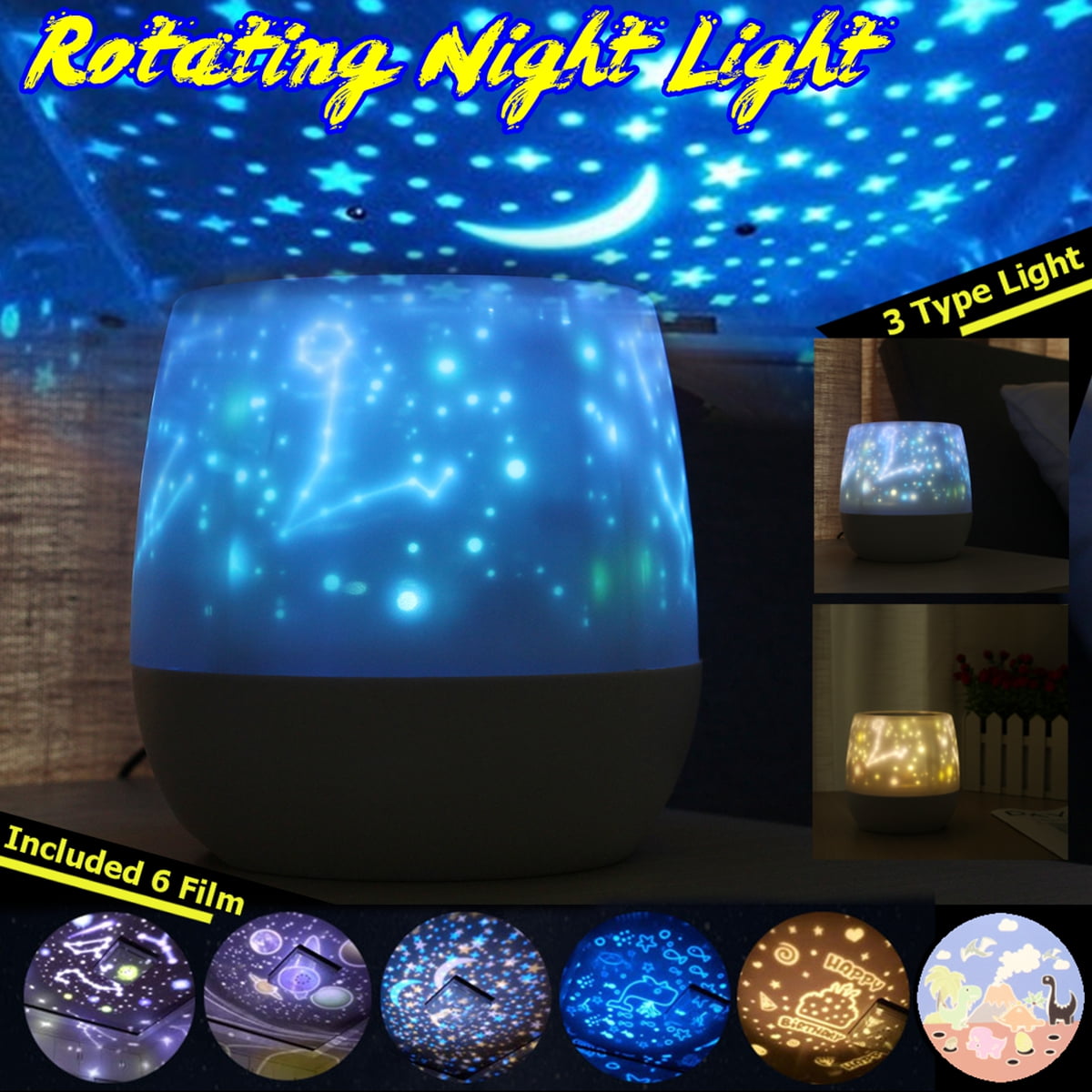 Star Light Projector LED Starry Night Lamp Romantic Magic Light Kid ...
