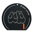 Bear Design Silicone Drain Cover, Odor-Proof Sewer Seal Mat for ...