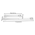ChicHomey 2pcs Washing Machine Base Stand,Extendable Adjustable Washing ...