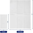 200 Pack Disposable Guest Towels Soft and Absorbent Linen Feel Paper ...