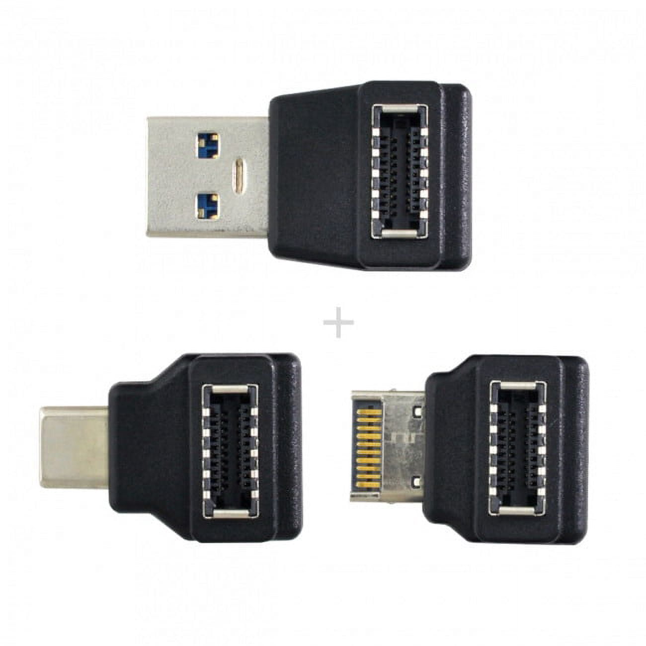 Type E Right Angle Front Panel Header 20Gbps Right Angle USB Type E ...