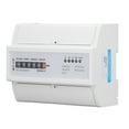 Digital Electric Energy Meter 7P 3 Phase Energy Meter DIN Rail Mount ...