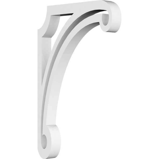 5/8"W X 4 1/2"D X 7"H Arch Architectural Grade PVC Bracket - Walmart ...