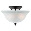 60/5144 Nuvo Lighting Patton-3 Light Semi Flush-13 Inches Wide by 11 ...