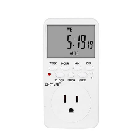 JOYWA SINOTIMER TM519 Electronic Digital Timer Switch Kitchen Timer Socket 230v 120v 7 Day 12/24 ...