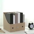 Desktop File Holder Document Organizer Storage Box Cardboard Magazines ...
