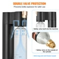 SKYSHALO Soda Water Machine 1 PET Bottle 1 CO2 Cylinder Soda Water Dispenser Black - Walmart.com