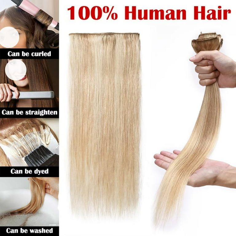 Clip In Hair Extensions Human Hair Before And After